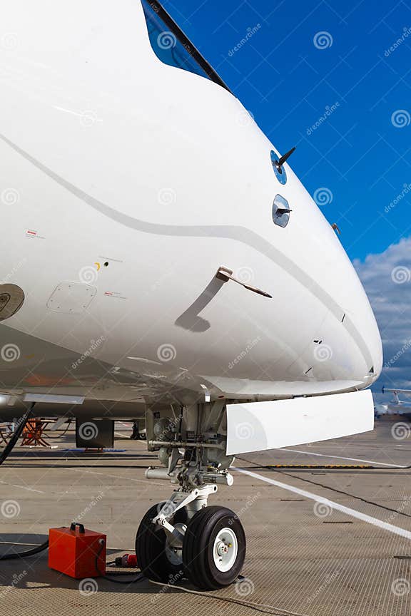 Ladder in a private jet stock photo. Image of departure - 27552824