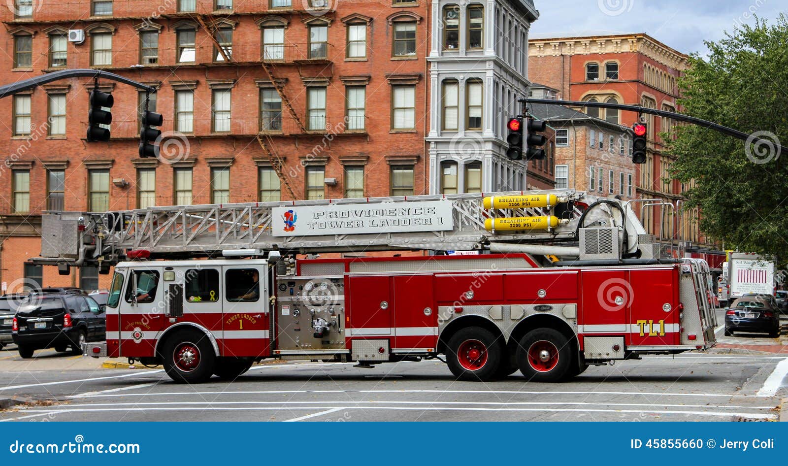 Ladder 4, Providence Fire Department Editorial Image - Image of ...