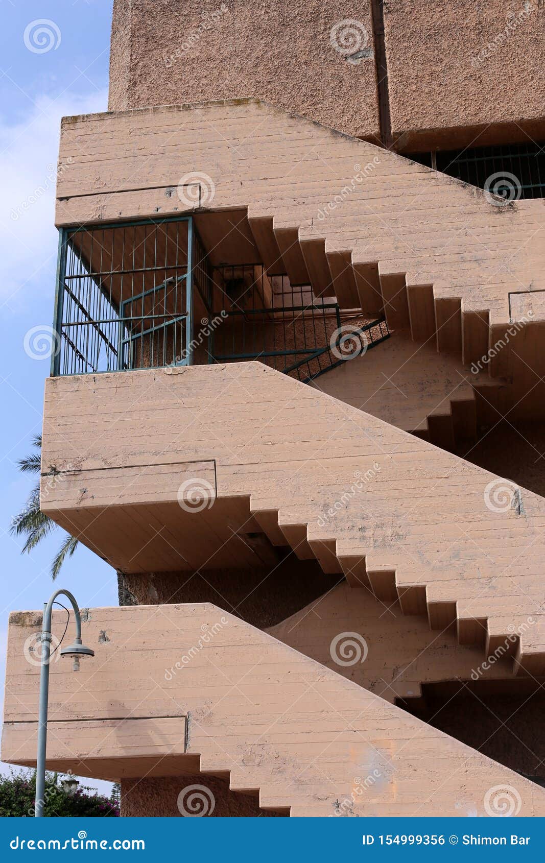 The Ladder Serves To Climb Up and Down Stock Photo - Image of park ...