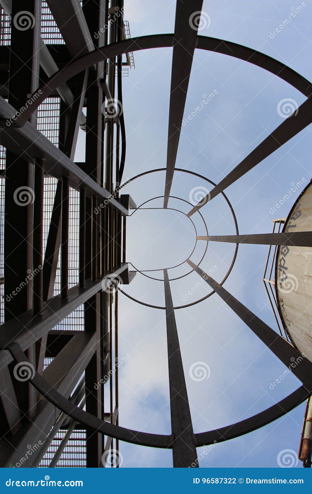 Ladder Sky Perspective stock photo. Image of looking - 96587322