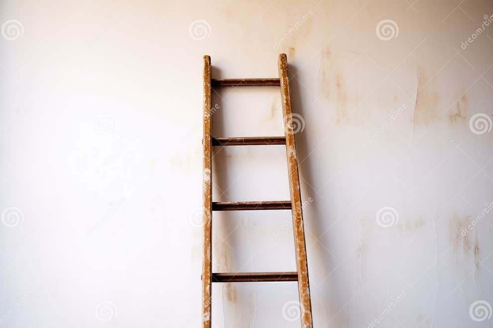 Ladder with Some Rungs Missing Stock Photo - Image of maintenance, tool ...