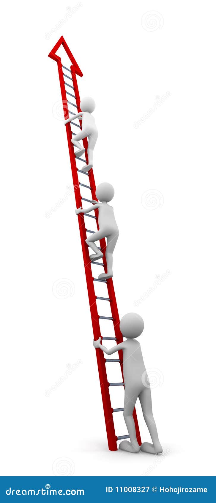 Ladder of Success stock illustration. Illustration of climbing - 11008327