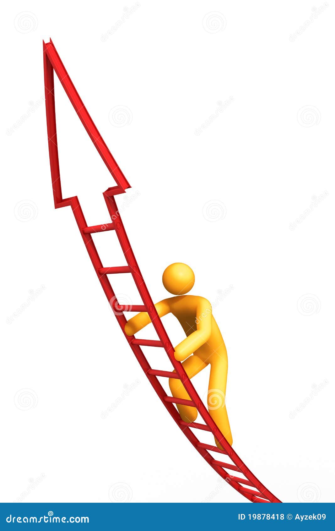 Ladder of Success stock illustration. Illustration of graph - 19878418