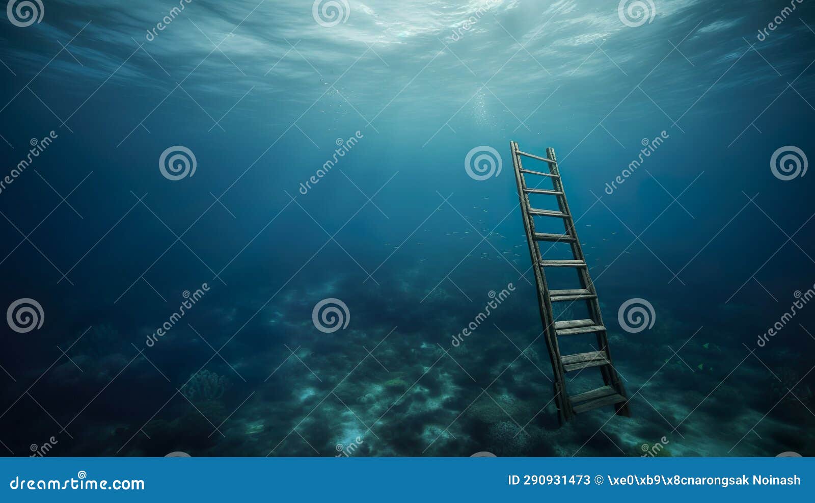 A Ladder between the Surface of the Water and the Depths of the Ocean ...