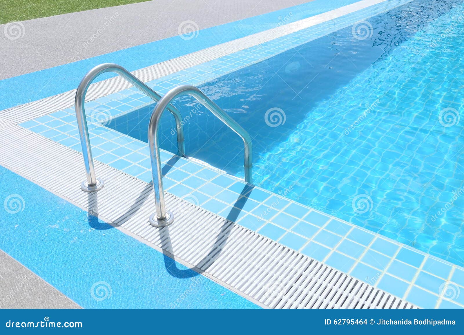 Ladder in the Swimming Pool Stock Photo - Image of swim, sport: 62795464