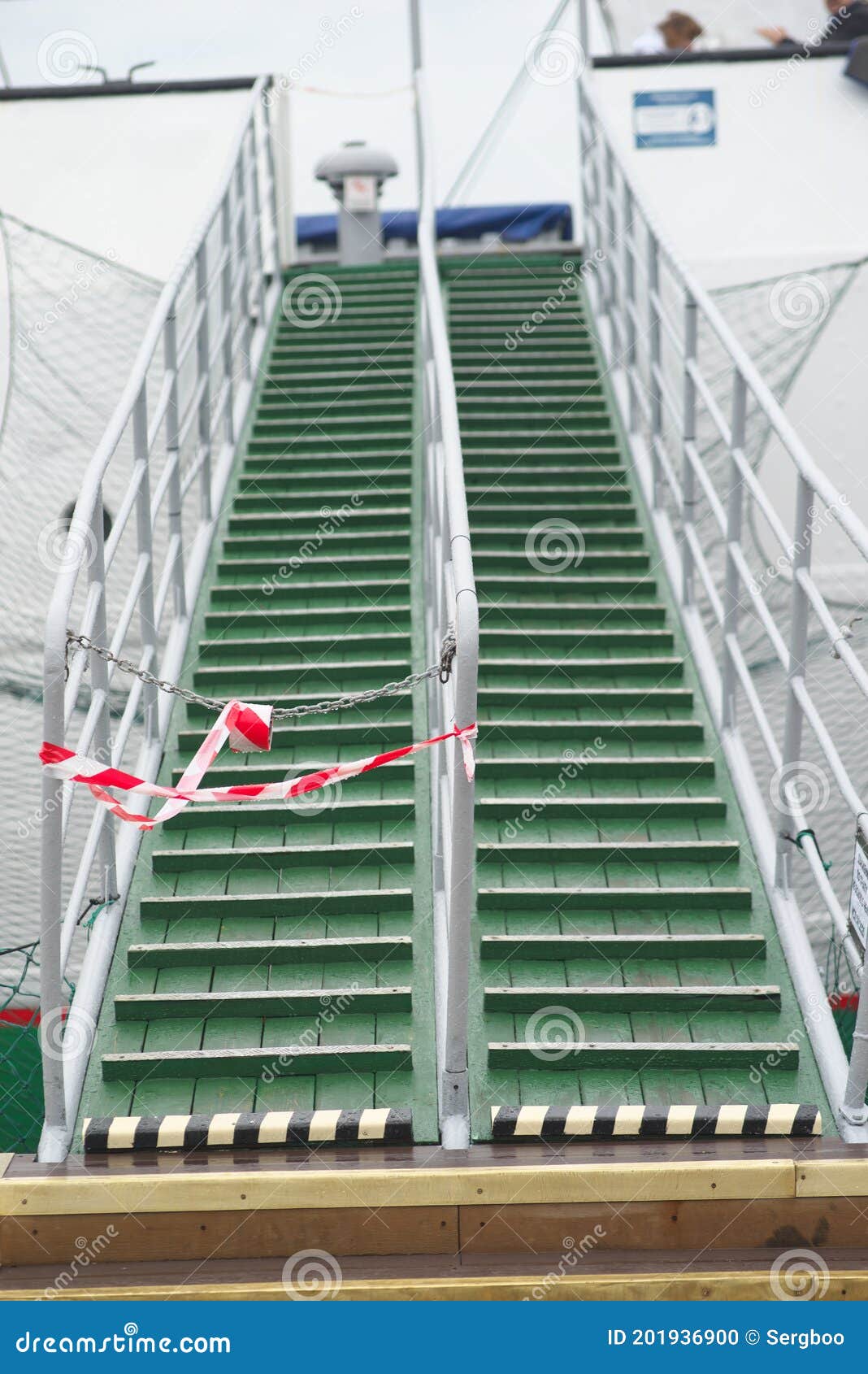 Ladder of a Tall Ship Standing at the Pier in Kaliningrad Stock Photo ...