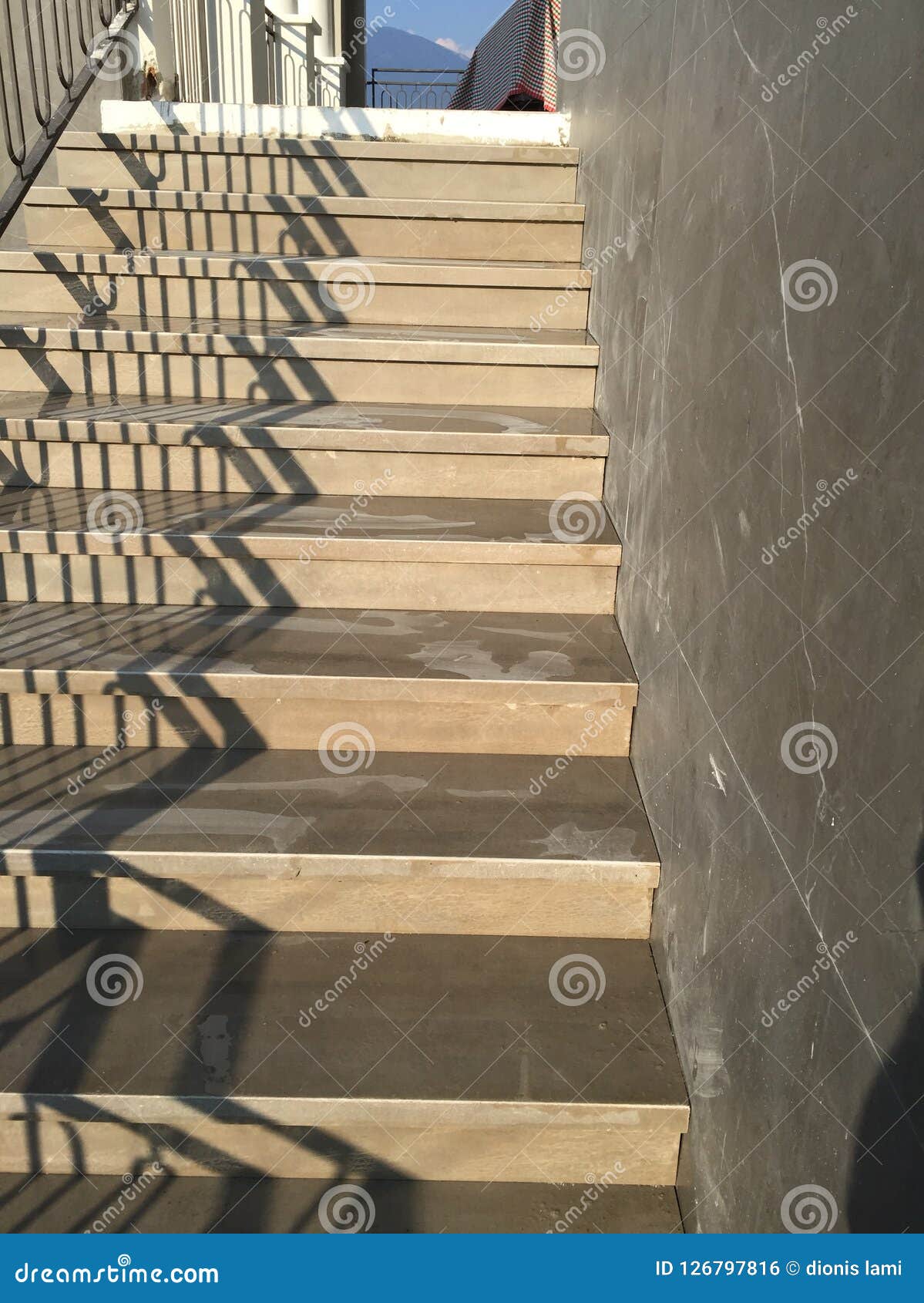 Ladder with tiles stock photo. Image of great, designin - 126797816