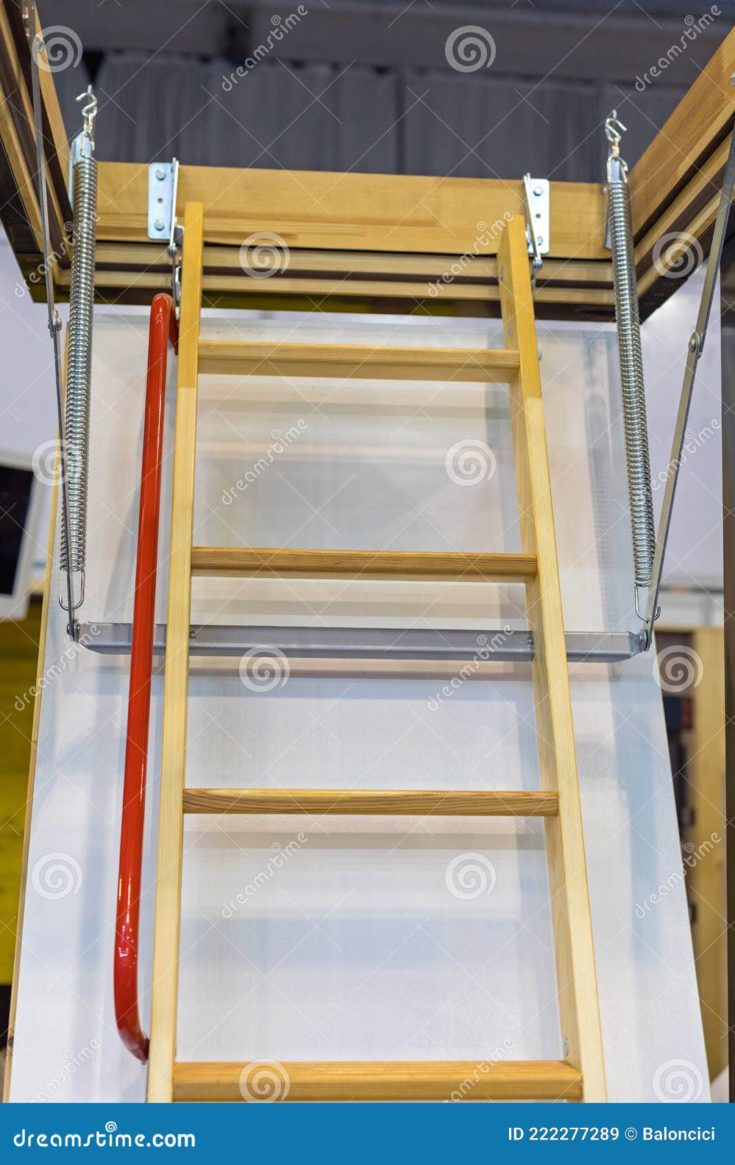 Ladder to Attic stock image. Image of ladder, structure - 222277289
