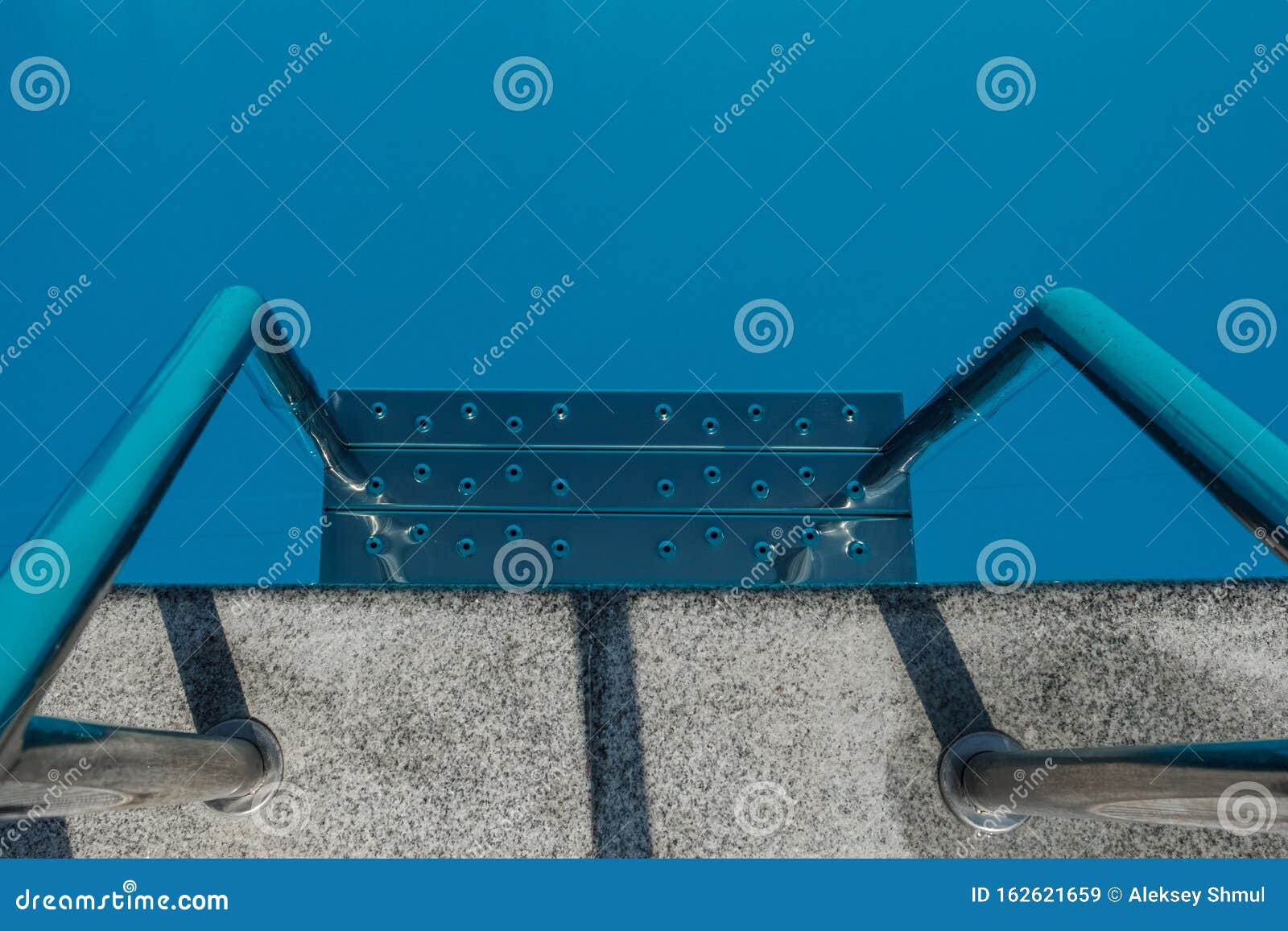 Ladder To the Pool. Metal Staircase. Pool. Ladder. Release To the Pool ...