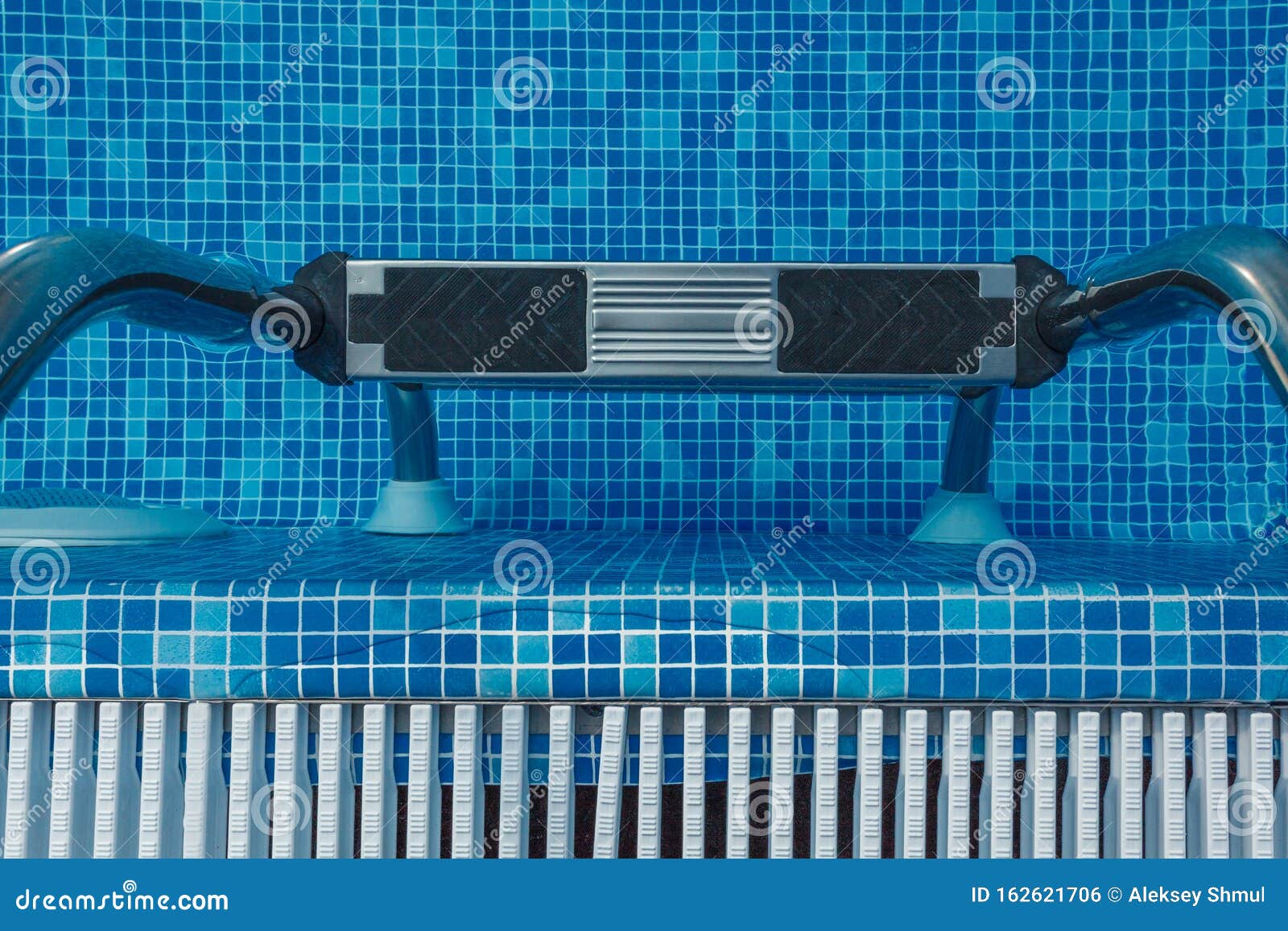 Ladder To the Pool. Metal Staircase. Pool. Ladder. Release To the Pool ...