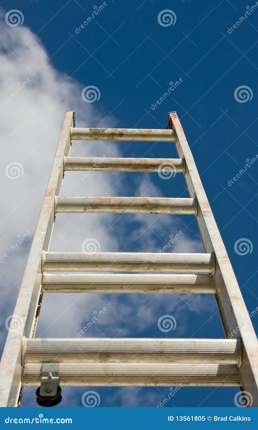 Ladder to the sky stock image. Image of rungs, esacpe - 13561805