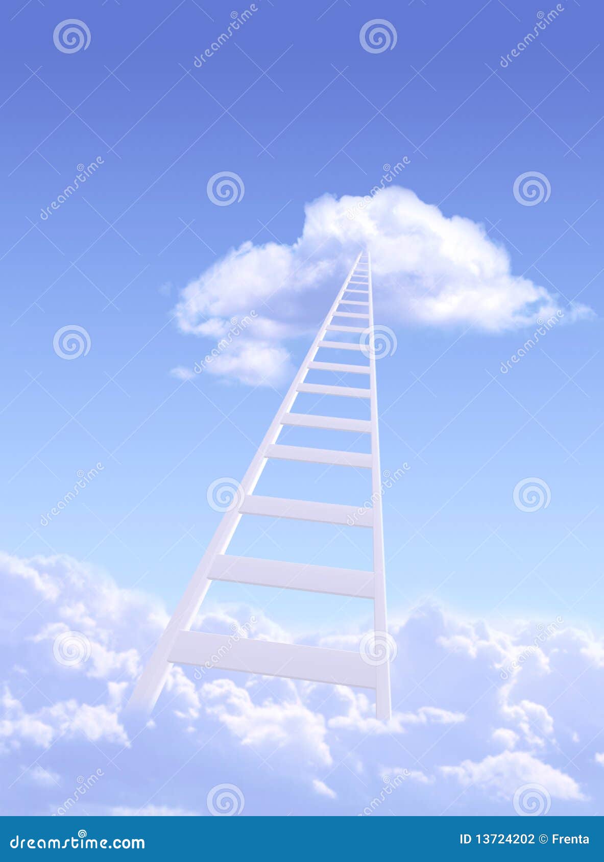 Ladder to sky stock photo. Image of ladder, dream, distant - 13724202