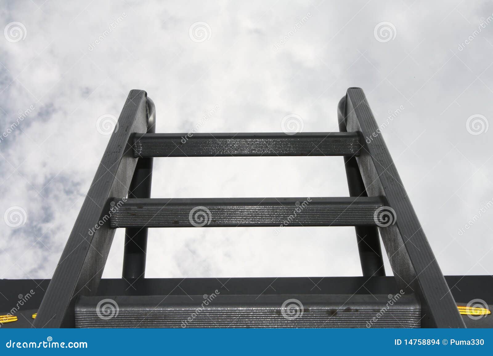 Ladder to the sky stock photo. Image of three, freedom - 14758894
