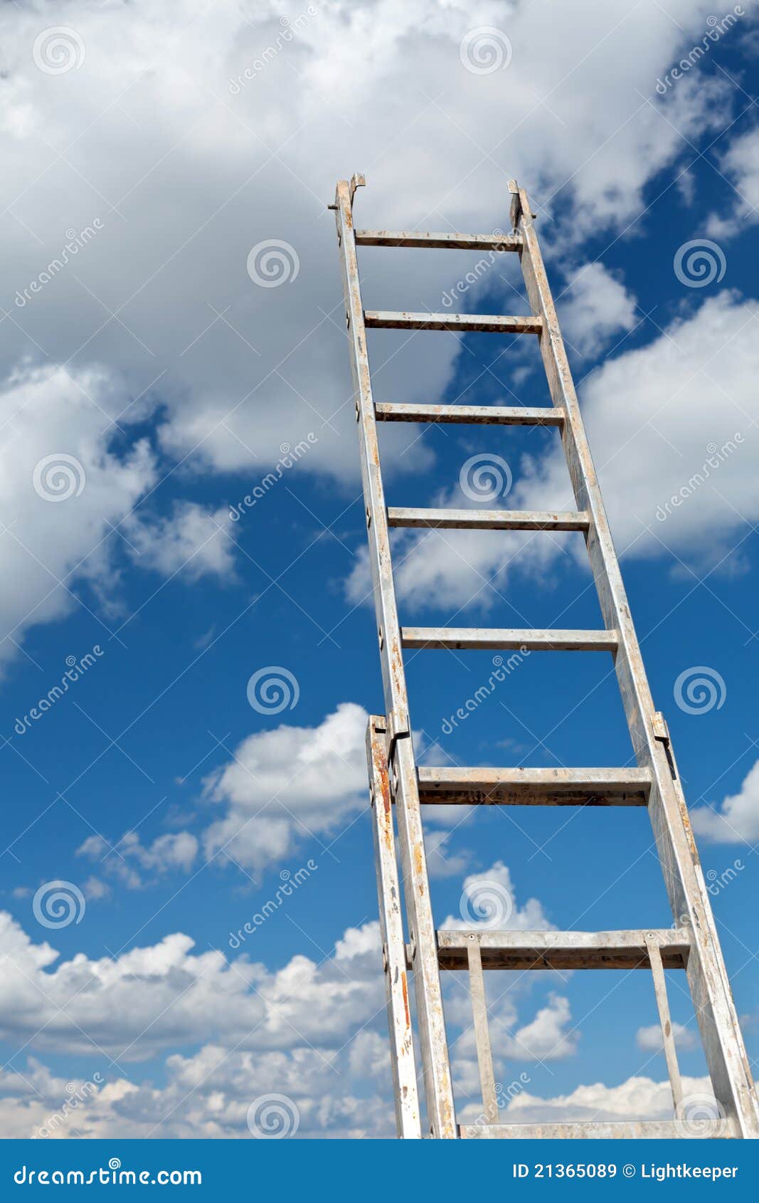 Ladder to the sky stock image. Image of dirty, fluffy - 21365089