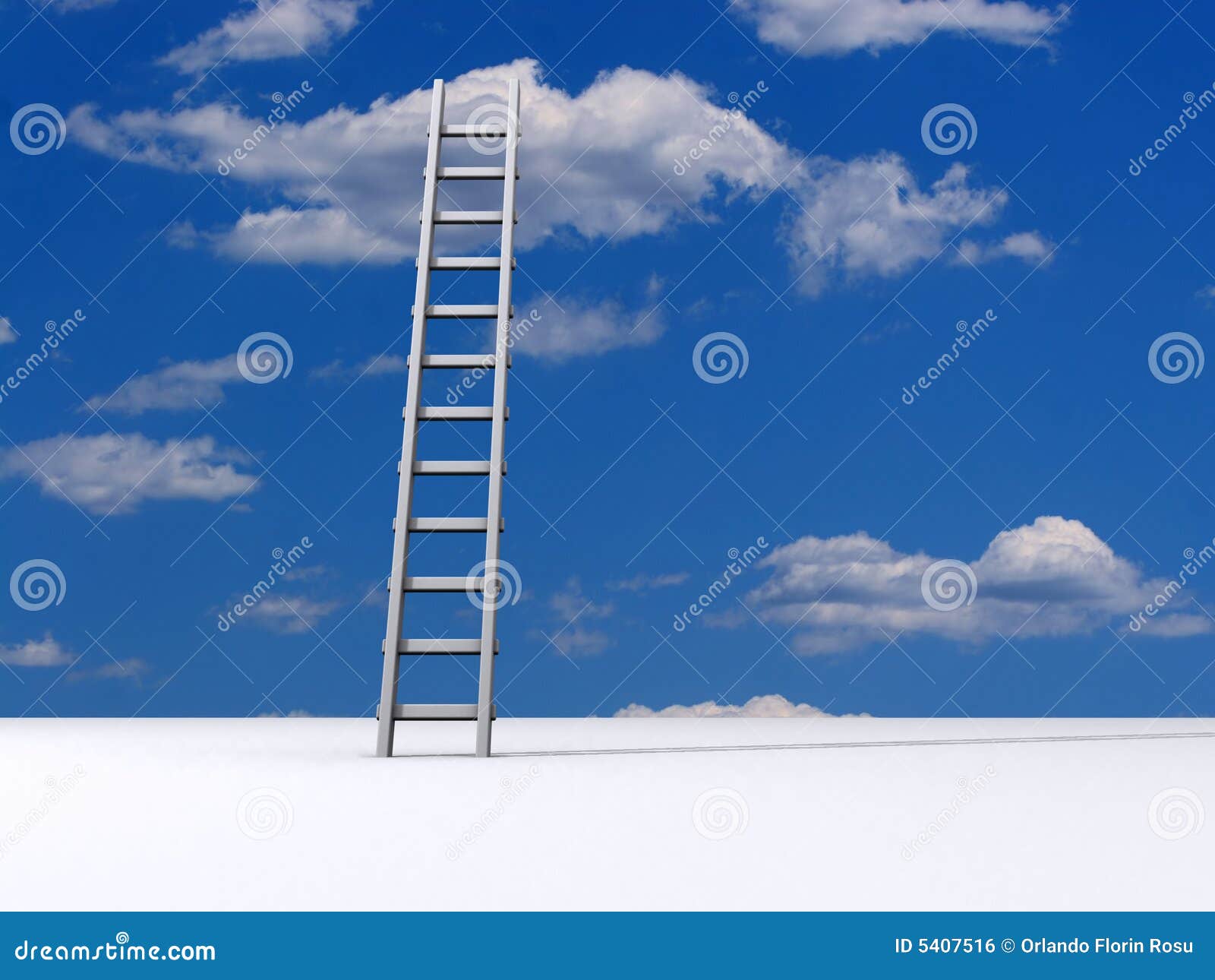 Ladder to sky stock photo. Image of stair, success, opportunity - 5407516