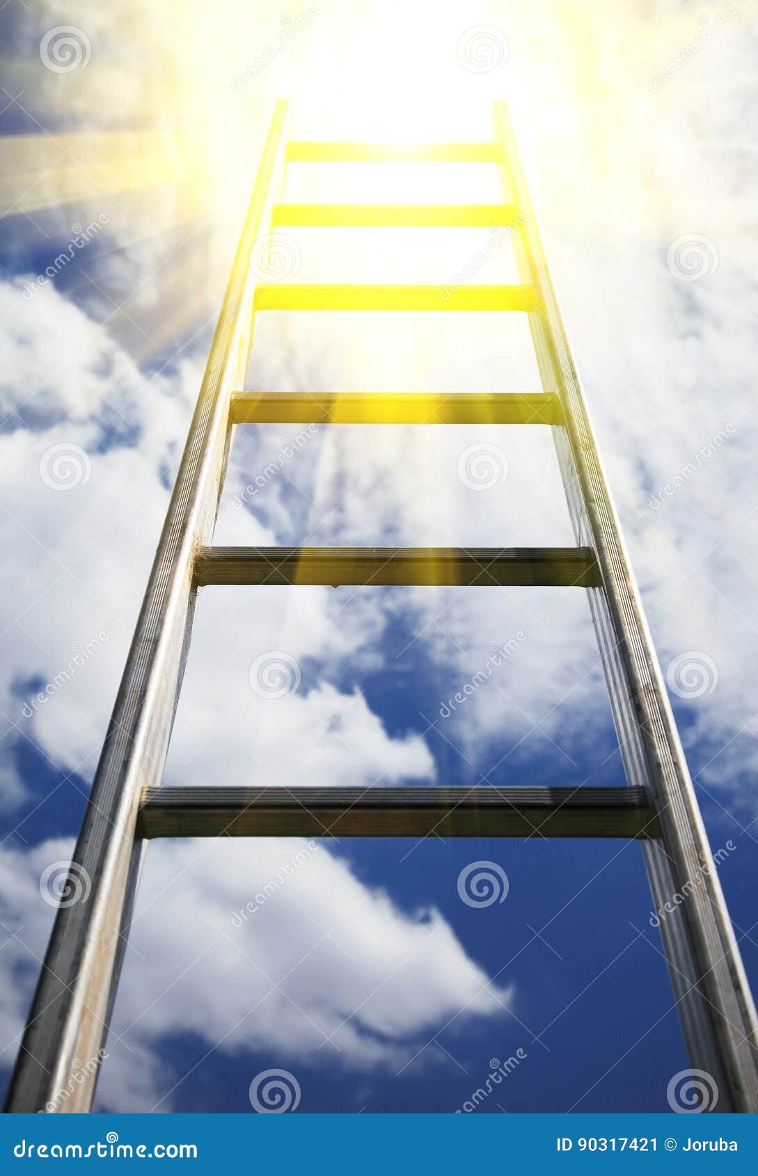 Ladder to sky stock image. Image of concept, accessibility - 90317421