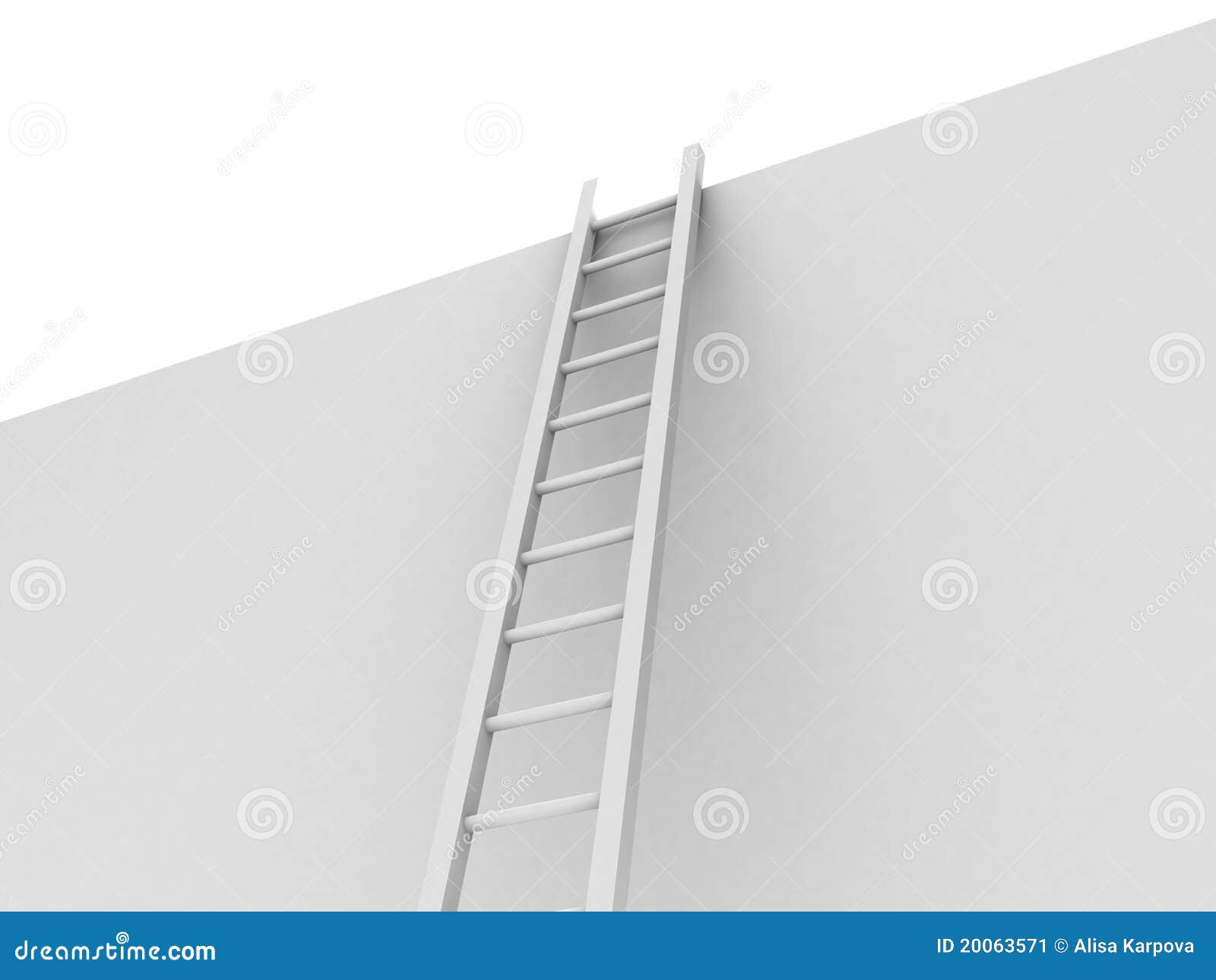 Ladder to success stock illustration. Illustration of finance - 20063571