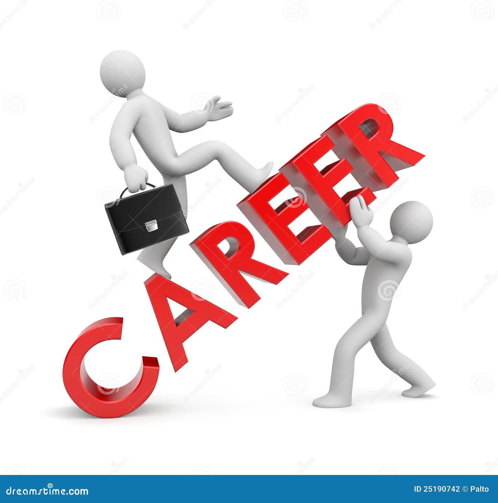 Ladder to success stock illustration. Illustration of career - 25190742