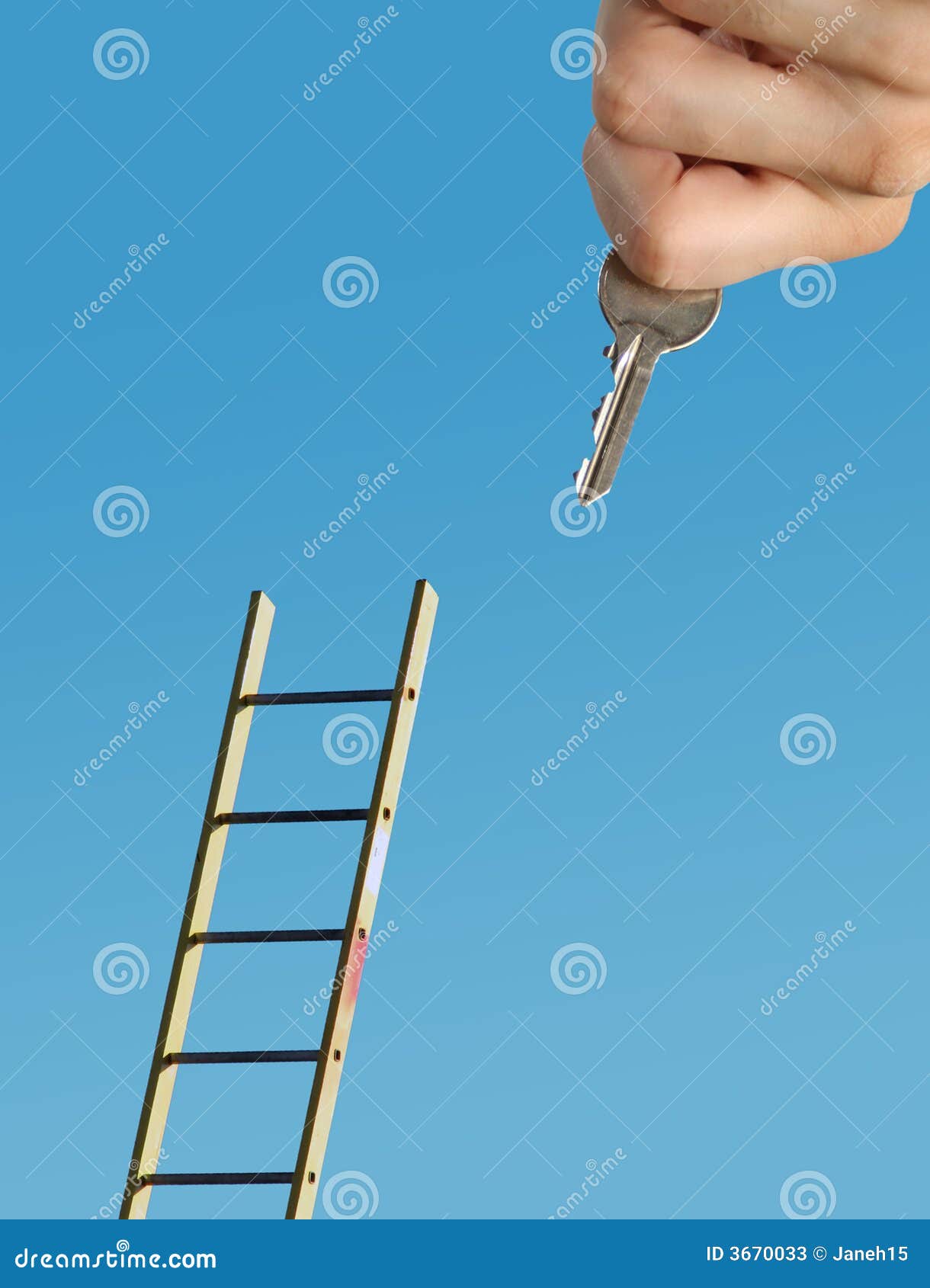 Ladder to success stock image. Image of construction, steps - 3670033