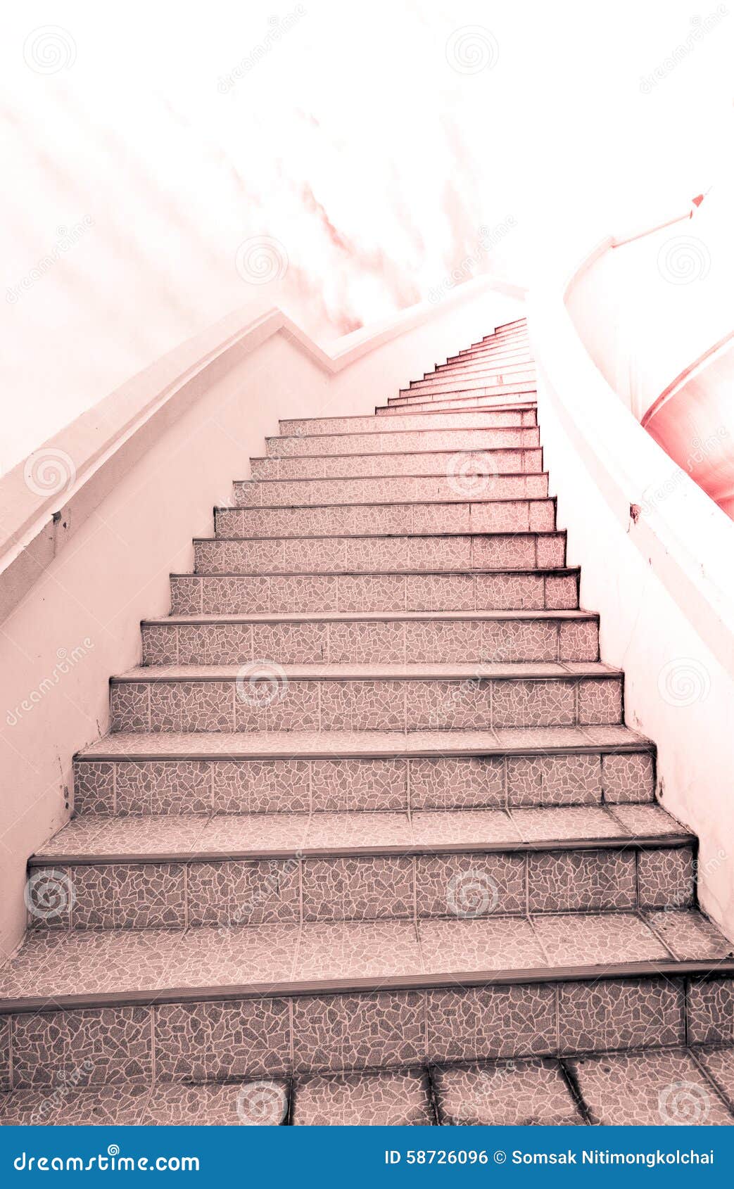 Ladder To Success : Stair and Beautiful Cloud and Sky Stock Photo ...