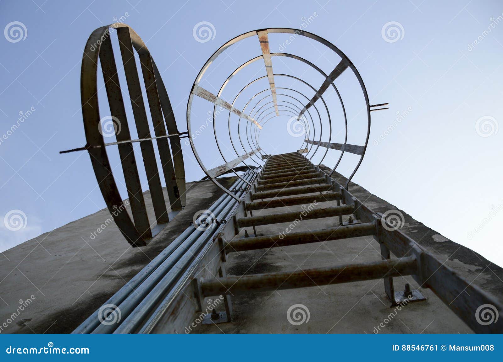 Ladder to terrace stock image. Image of staircase, ladder - 88546761