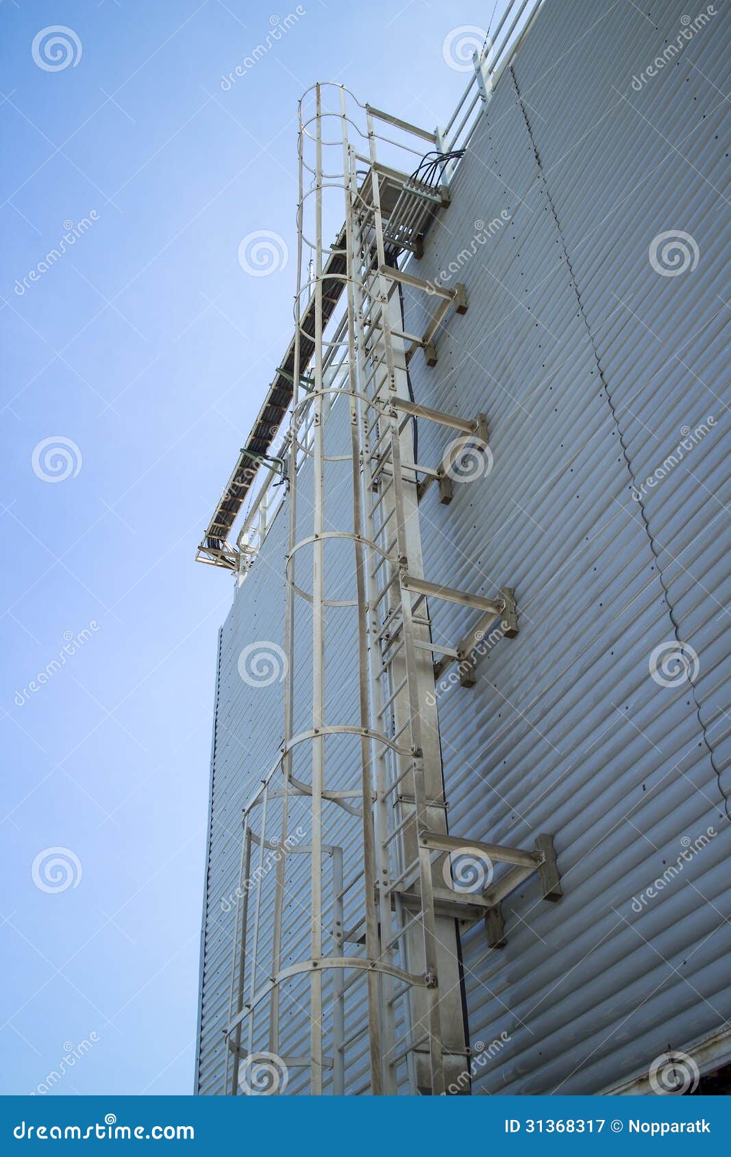 Ladder on tower stock image. Image of industrial, ladder - 31368317