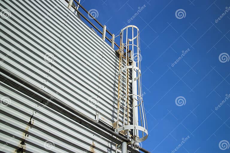 Ladder on tower stock image. Image of ladder, work, cool - 31368479