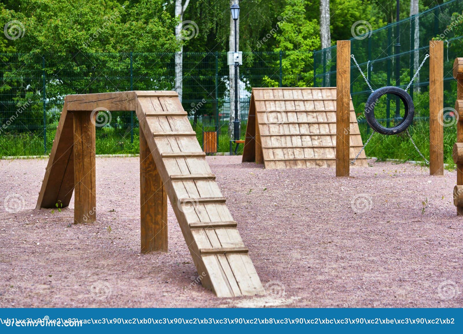 Ladder for Training Dogs. Sports Equipment for Practicing with Pets on ...