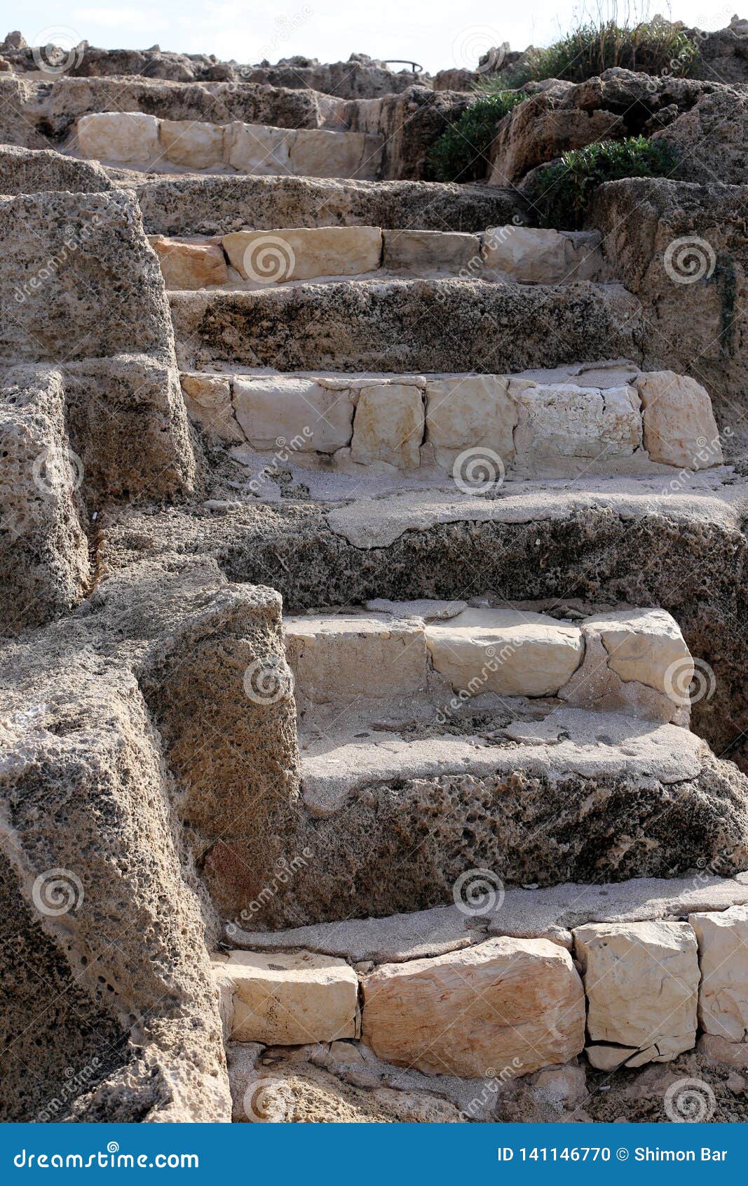 Ladder up and down stock photo. Image of structure, railings - 141146770