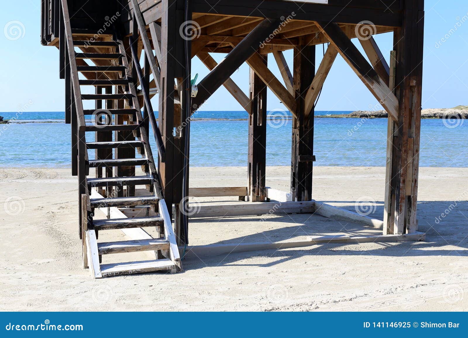 Ladder up and down stock image. Image of fence, structure - 141146925