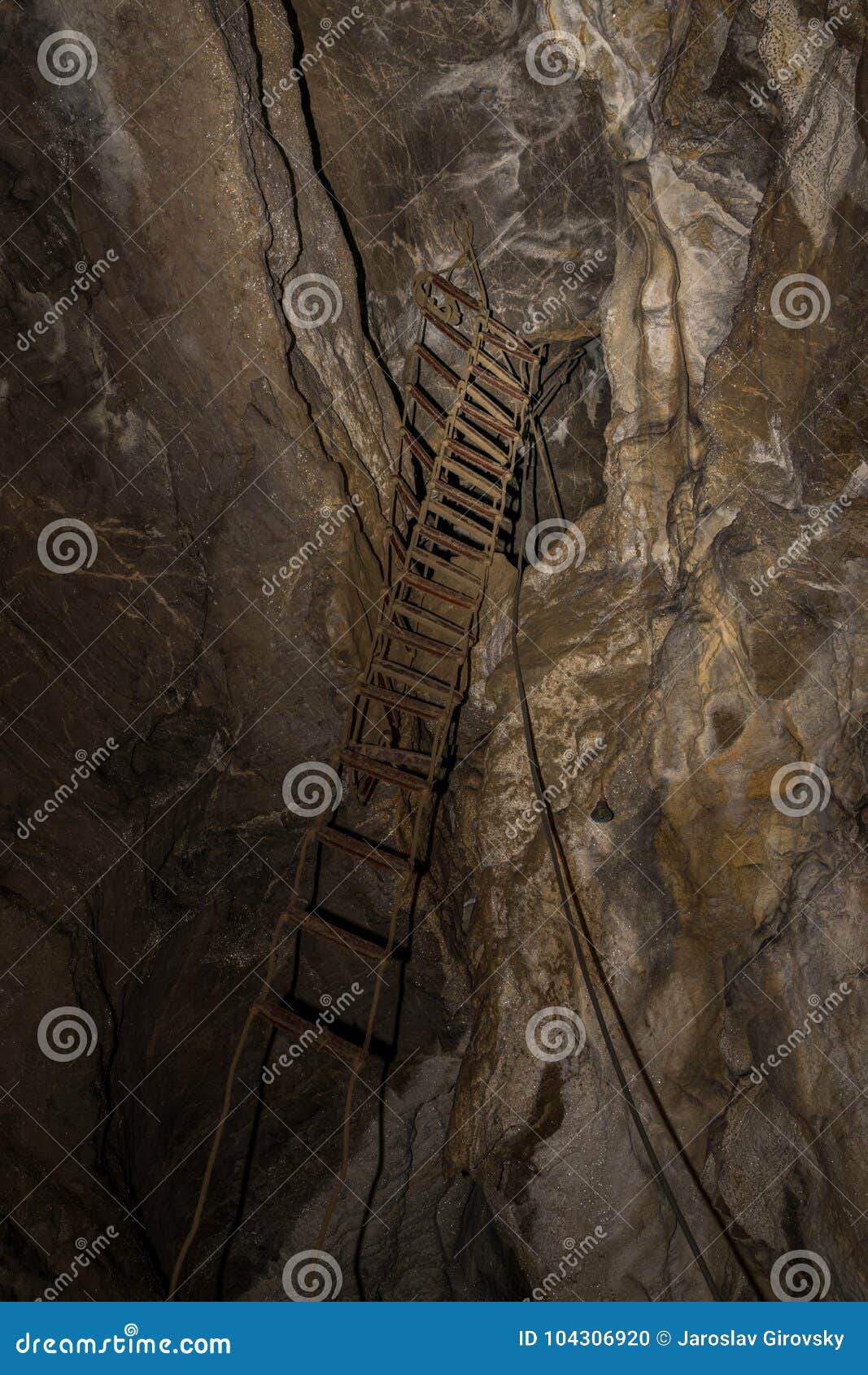 Ladder up stock photo. Image of climb, passage, cavern - 104306920