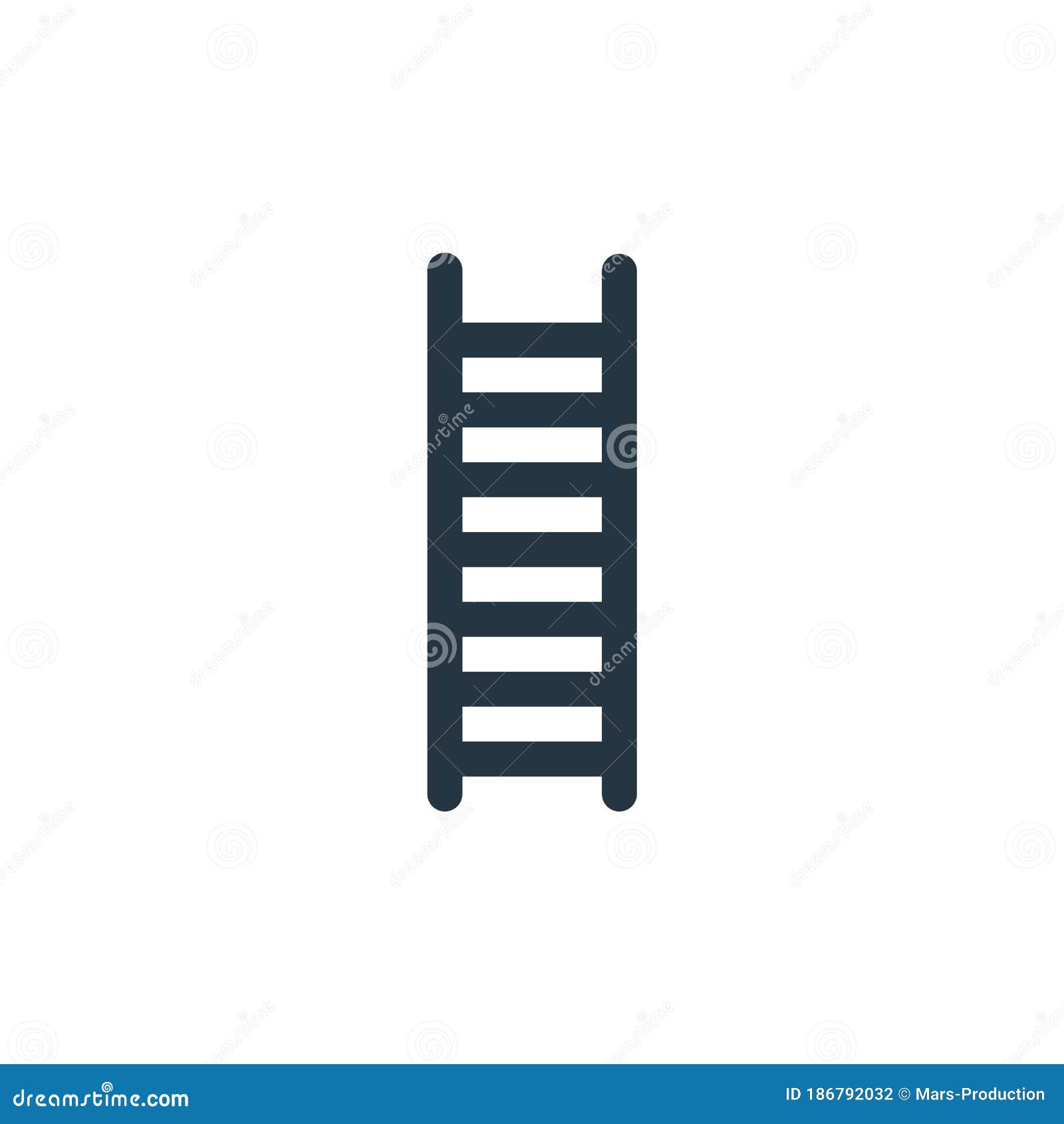 Ladder Vector Icon. Ladder Editable Stroke. Ladder Linear Symbol for ...