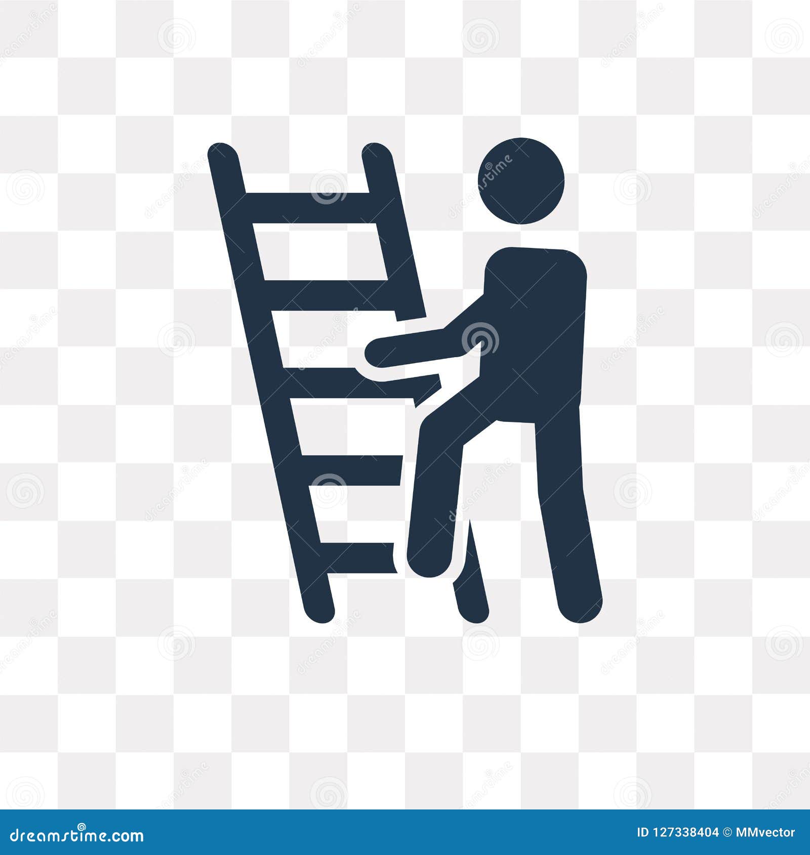 Ladder Vector Icon Isolated On Transparent Background, Ladder T ...