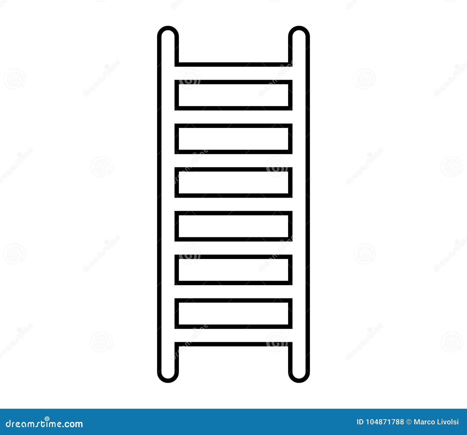 Ladderpictogram stock illustratie. Illustration of illustratie - 104871788