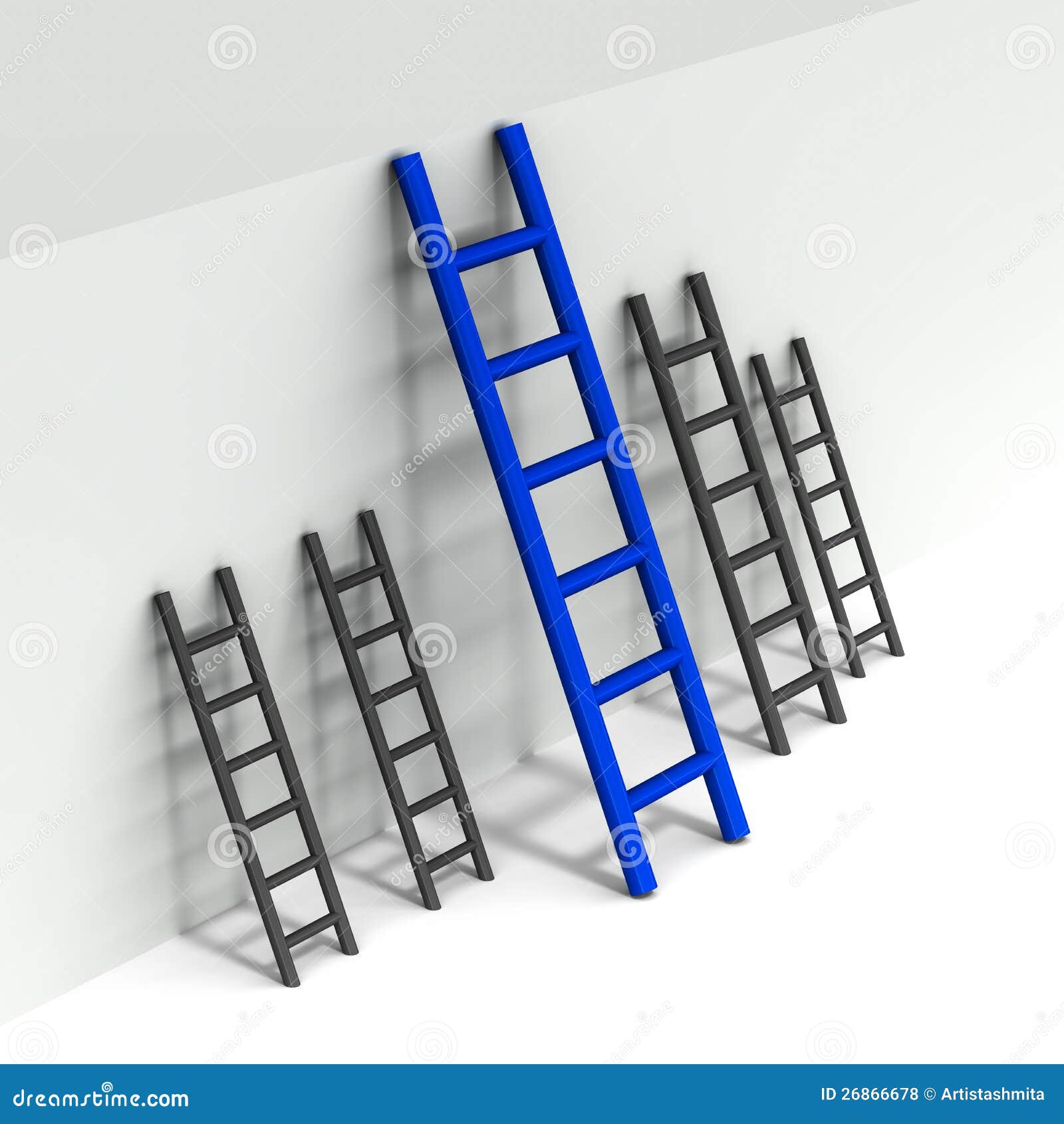 Ladders stock illustration. Illustration of success, ladder - 26866678