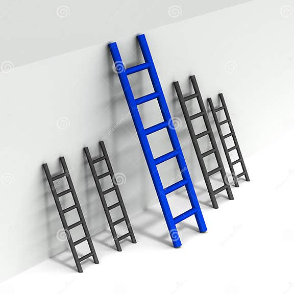 Ladders stock illustration. Illustration of success, ladder - 26866678