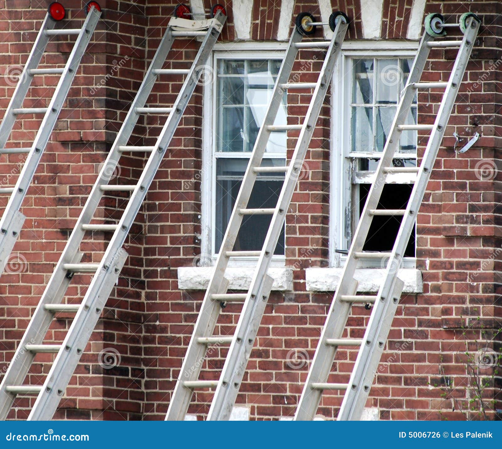 Ladders stock photo. Image of fixing, home, metal, construction - 5006726