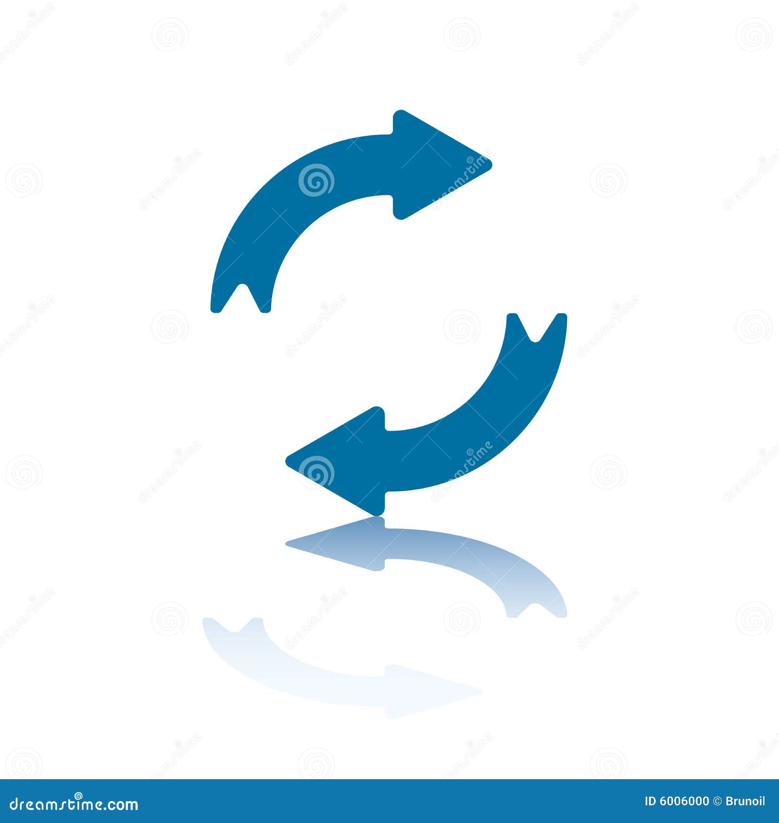 Laden Sie Pfeil neu vektor abbildung. Illustration von durchsuche - 6006000