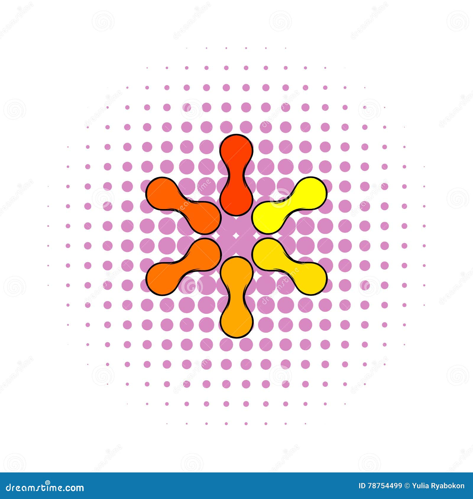 Ladenikone in Der Comicsart Vektor Abbildung - Illustration von ...