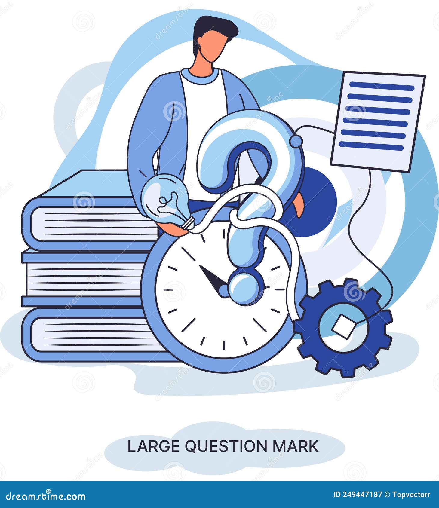 Ladge Question Mark. Problem And Solution Concept Metaphor. Ask ...
