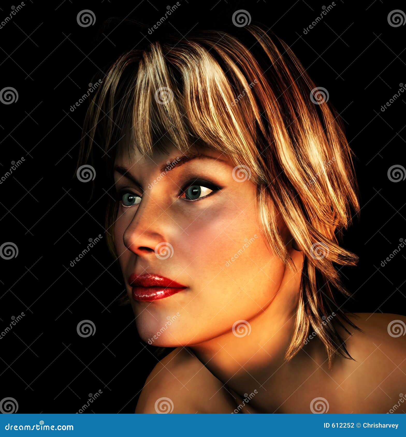 Ladies Face 2 stock photo. Image of lady, face, female - 612252