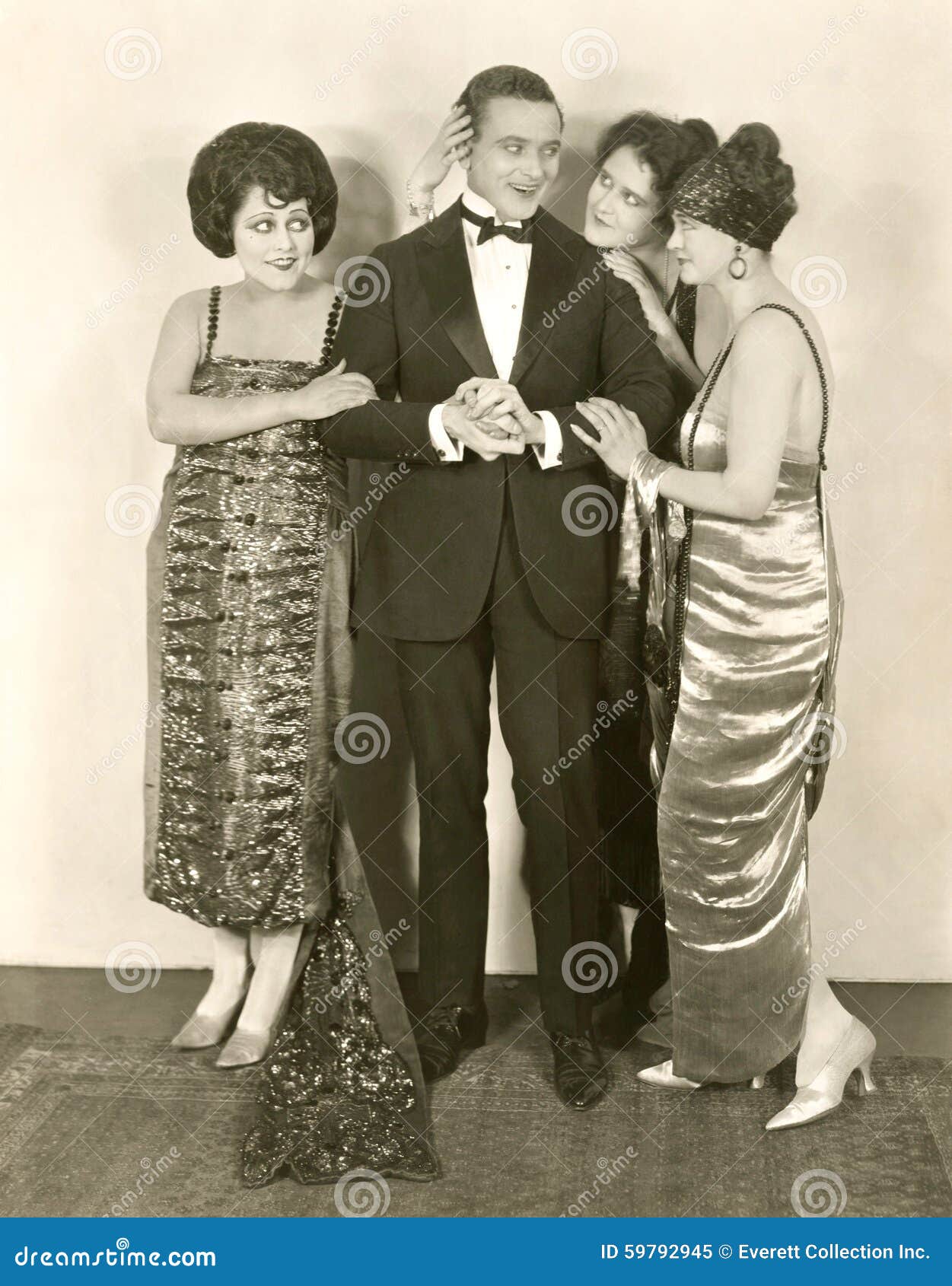 Ladies man stock image. Image of four, attractive, flirtation - 59792945