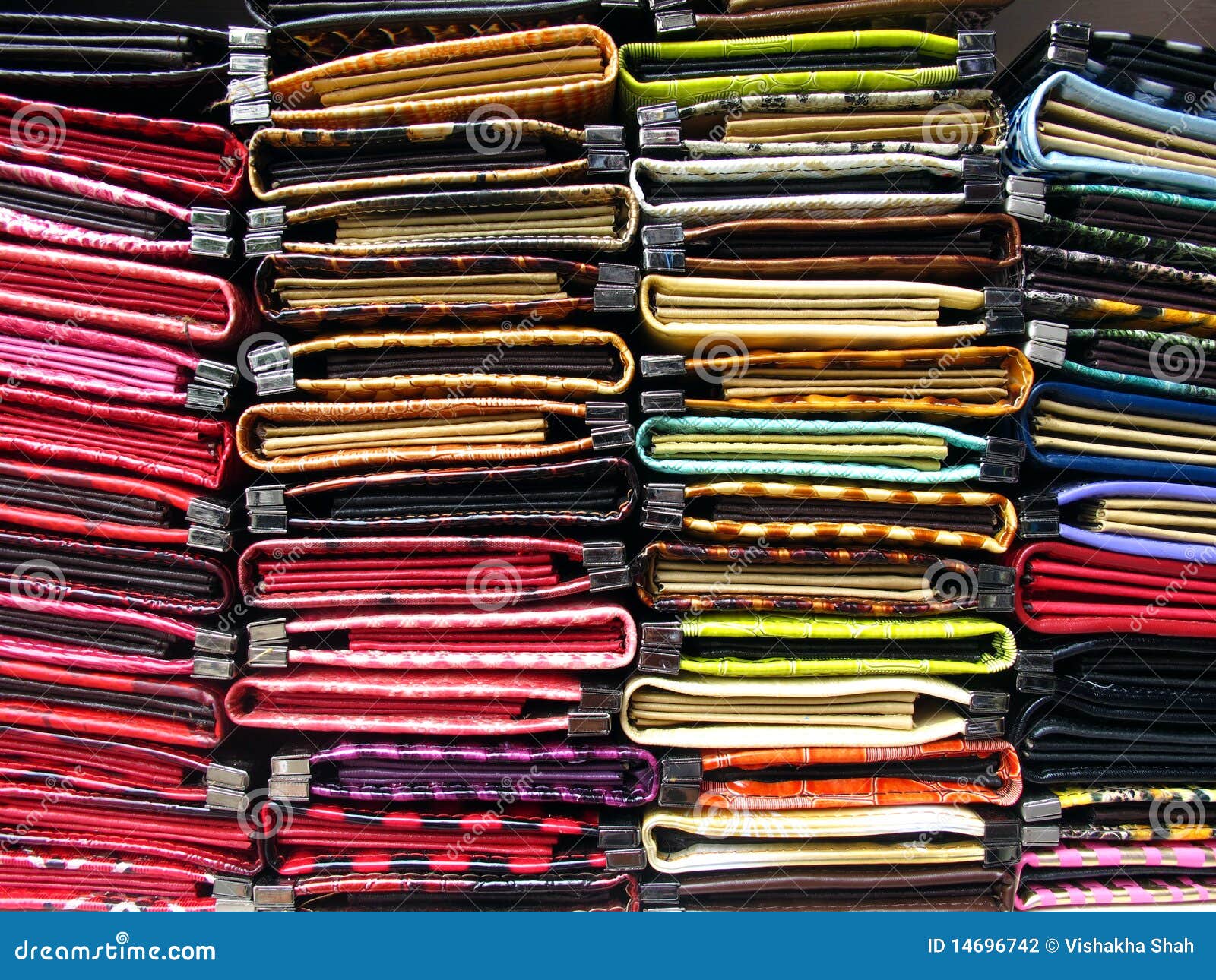 Ladies Purse Stack stock photo. Image of storage, leather - 14696742