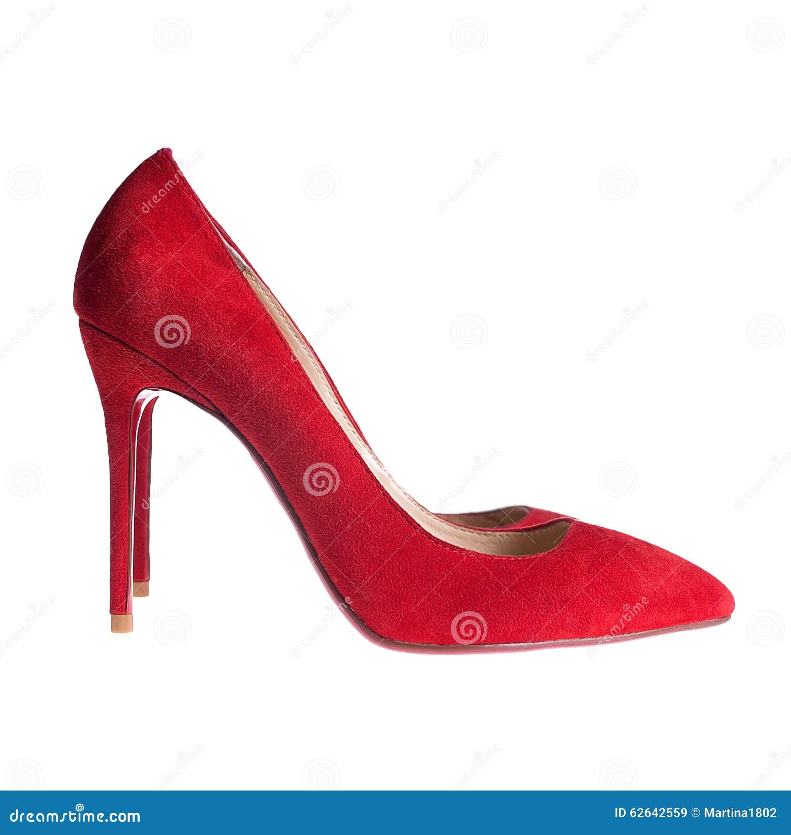 Ladies red leather shoes stock image. Image of elegance - 62642559