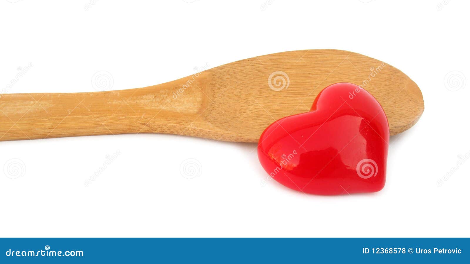 Ladle and red heart stock photo. Image of remedy, cooking - 12368578