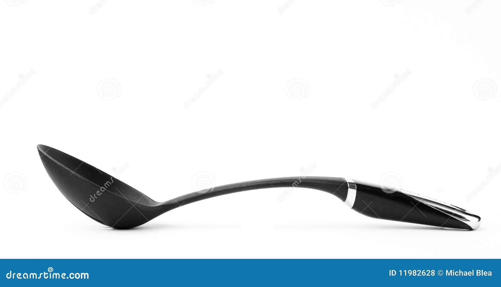 Ladle Spoon stock photo. Image of plastic, utility, kitchen - 11982628