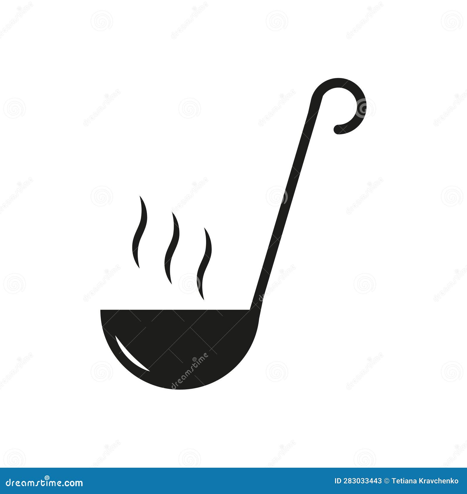 Ladle Spoon Icon. Vector Illustration. Stock Image Stock Vector ...
