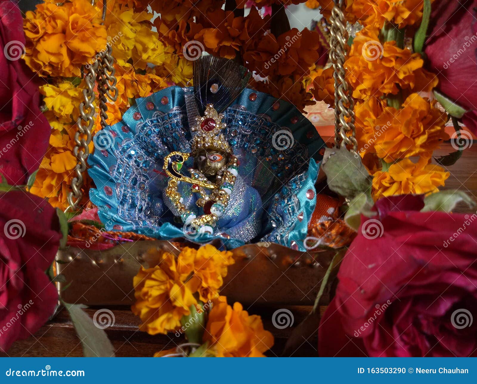 Ladoo Gopal stock photo. Image of mathura, gopal, ladoo - 163503290