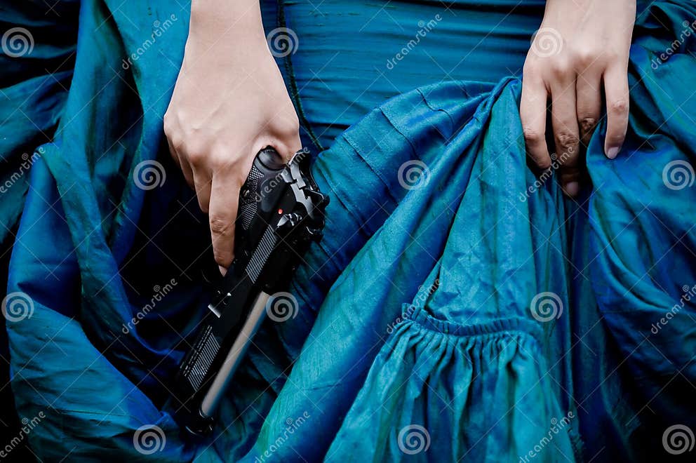 Lady assassin stock photo. Image of forces, blooded, agent - 4822064