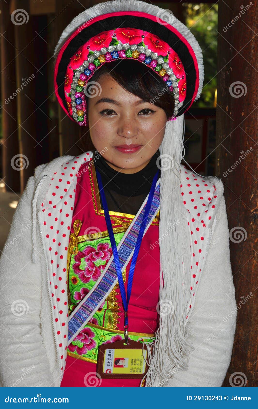 Lady of the Bai Minority, China Editorial Stock Photo - Image of ...